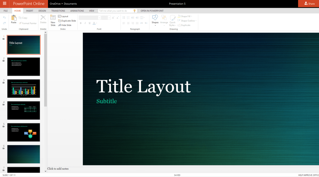 Accessing The Free Online Version Of Microsoft PowerPoint
