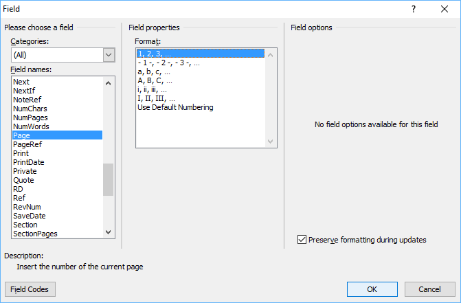 Create Dynamic Microsoft Word Documents Using Fields Insert Format 
