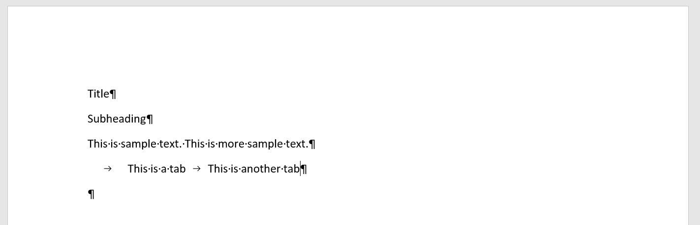 How To Show Or Hide Paragraph Marks In Word Documents