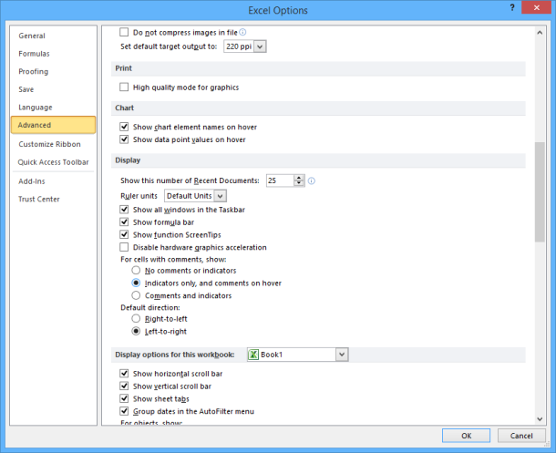 How to Hide Comments or Notes in Excel Workbooks