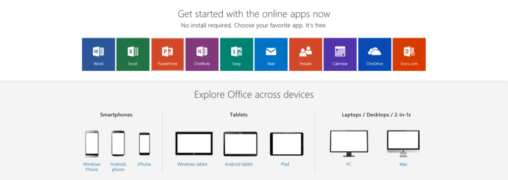 Accessing the Free Online Version of Microsoft PowerPoint