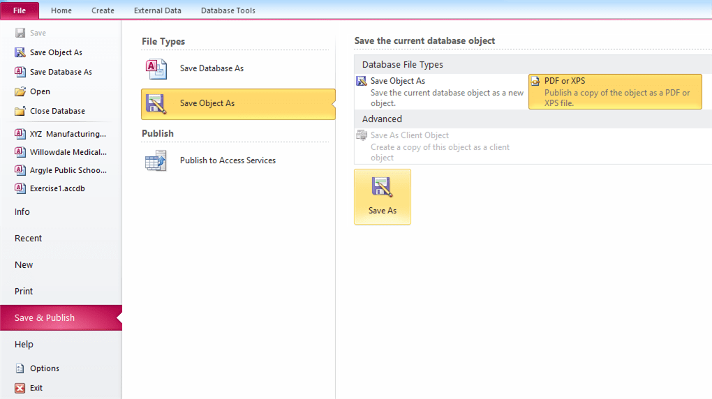 How To Convert A Microsoft Access Report To PDF 3 Ways 