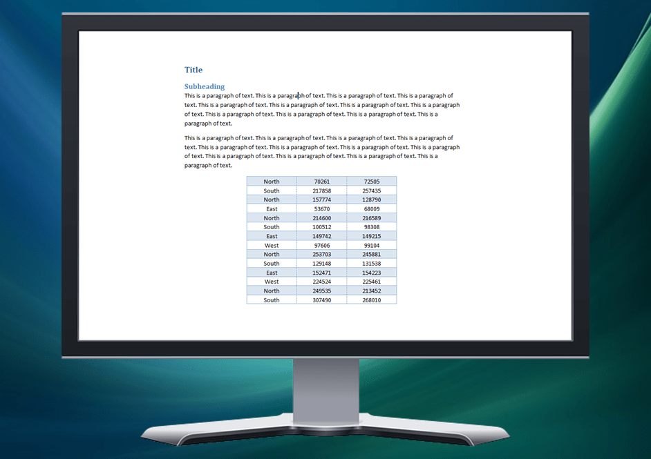 3 Simple Ways To Copy Or Import Excel Data Into Word Linked Or Unlinked 