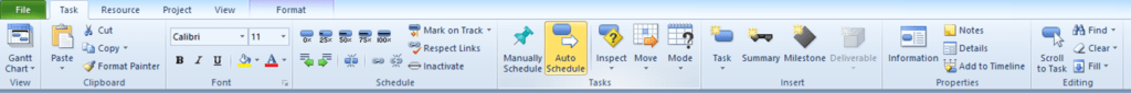 Auto vs Manual Scheduling in Microsoft Project