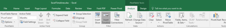 Add a Timeline in Microsoft Excel to Filter Pivot Tables by Date