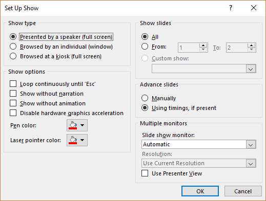 How To Run A PowerPoint Slide Show Automatically Set Up A Self Running 