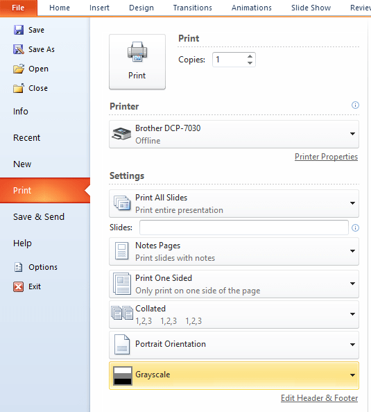 How To Print A PowerPoint Presentation With Notes