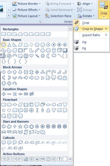 How To Crop A Picture Into A Circle In PowerPoint Crop Image To Shape Avantix Learning