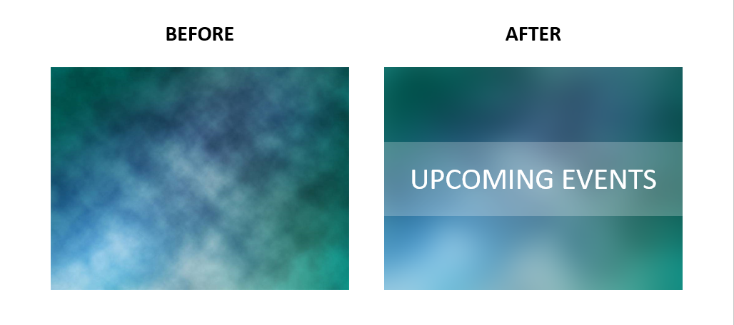 Blur picture powerpoint samplej 2 Avantix Learning