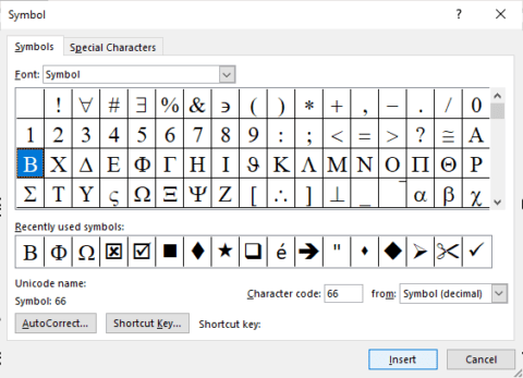 insert-symbol-microsofjt-word-alt-key-shortcuts - Avantix Learning
