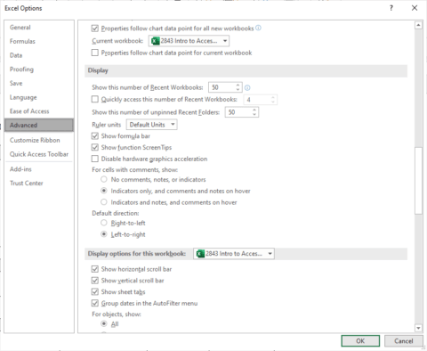 How to Hide Comments or Notes in Excel Workbooks