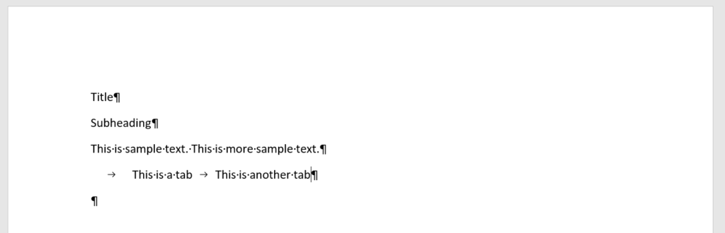 How To Hide Paragraph Marks In Word or Show Them 