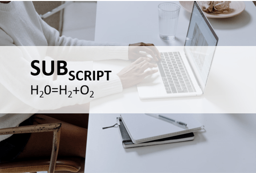 How To Subscript In Google Docs Mac Or Windows 