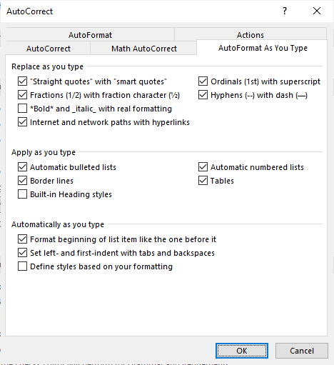 How To Turn Off Automatic Bullets And Numbering In Word