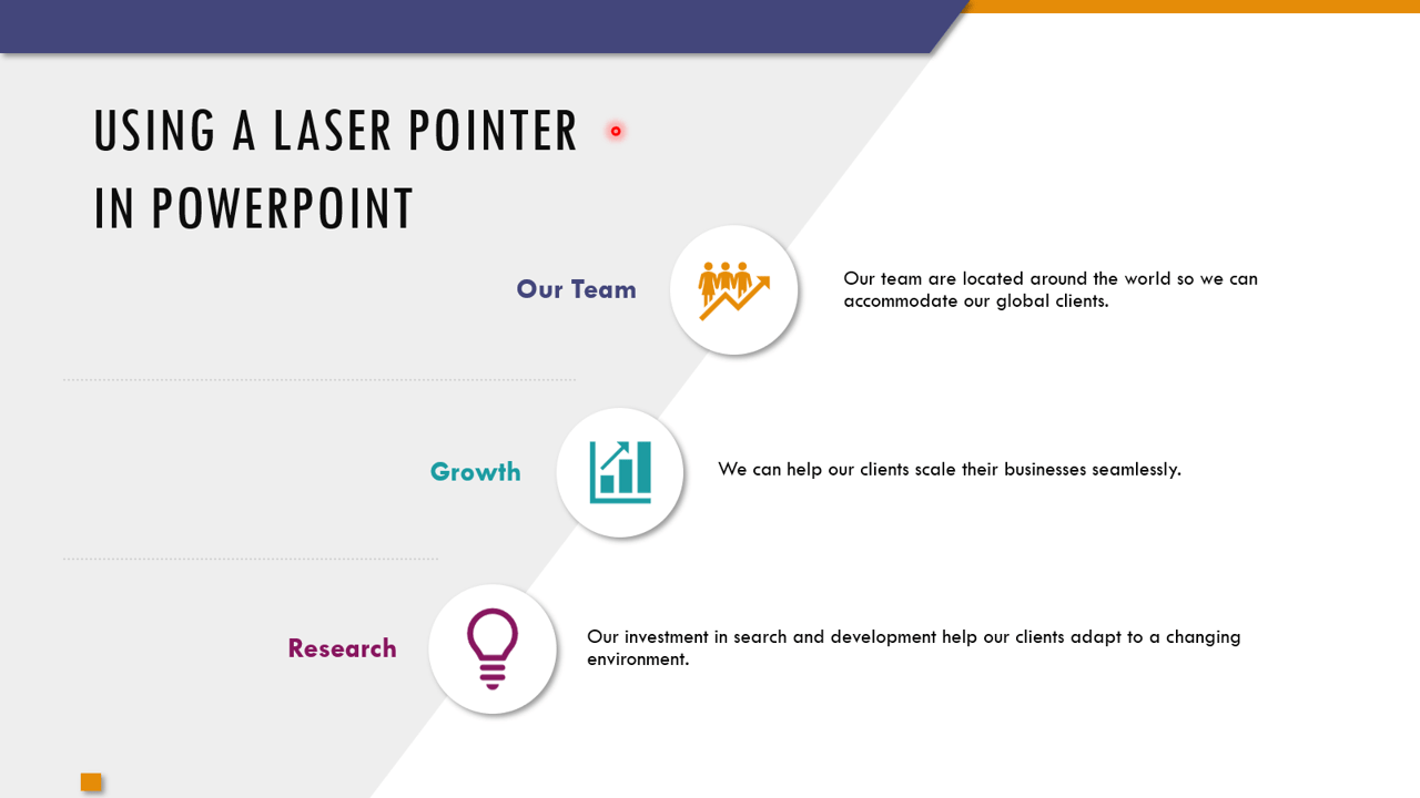 How To Use The Built in Laser Pointer In PowerPoint with Shortcuts 