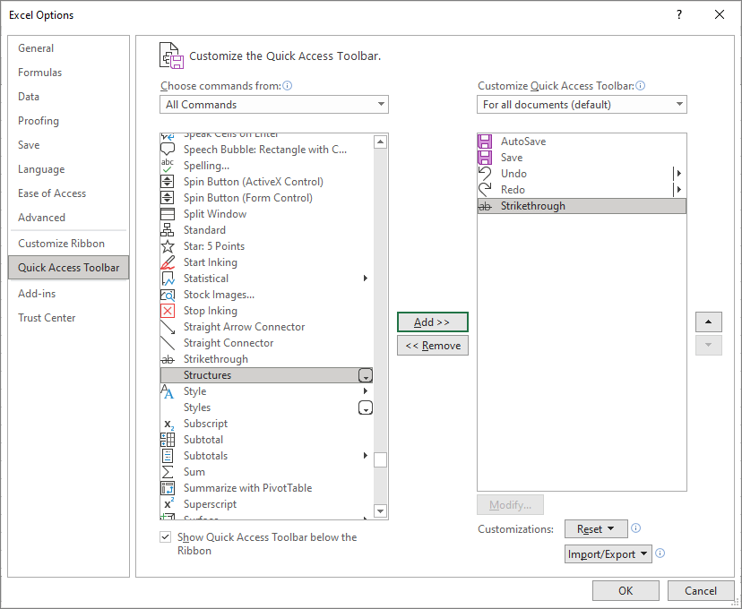 How To Strike Through Text In Excel Meadows Mramme
