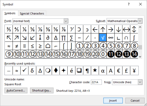 6 Ways to Insert or Type the Square Root Symbol in Word (√)