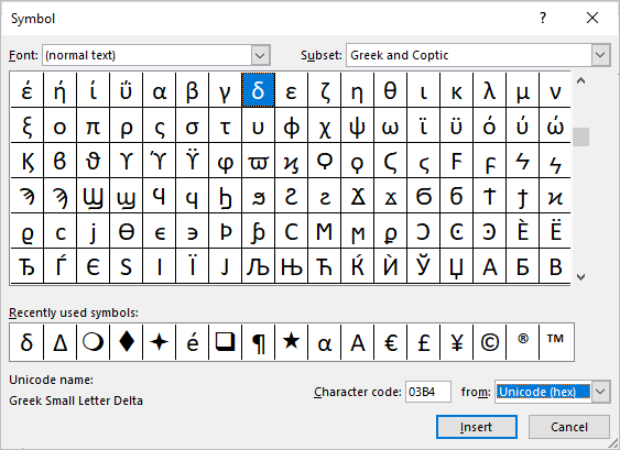 5 Ways To Insert Or Type The Delta Symbol In PowerPoint Or 