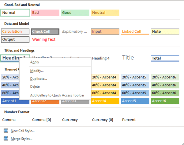 How To Use Cell Styles In Excel To Save Time Formatting