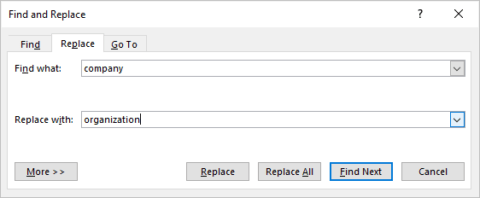 Word Shortcuts for Find and Replace, Go To and Find (6+ Shortcuts)