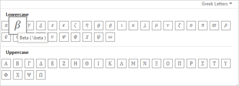 How to Insert or Type the Beta Symbol in Word (β or Β)