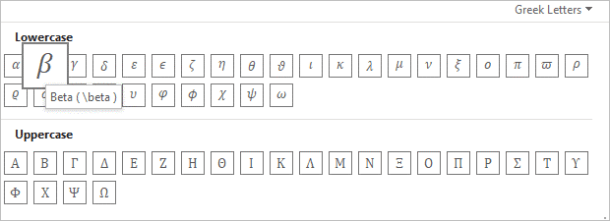 How to Insert or Type the Beta Symbol in Word (β or Β)