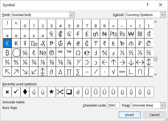 3 Ways To Insert Or Type The Euro Symbol In PowerPoint 