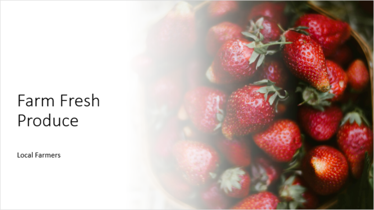 How to Fade a Picture or Part of a Picture in PowerPoint (Using a Gradient)