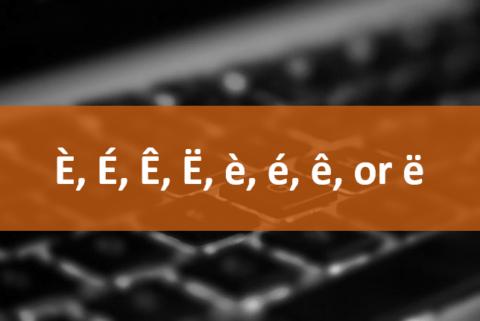 How to Insert or Type E with an Accent Mark in PowerPoint (È, É, Ê, Ë ...